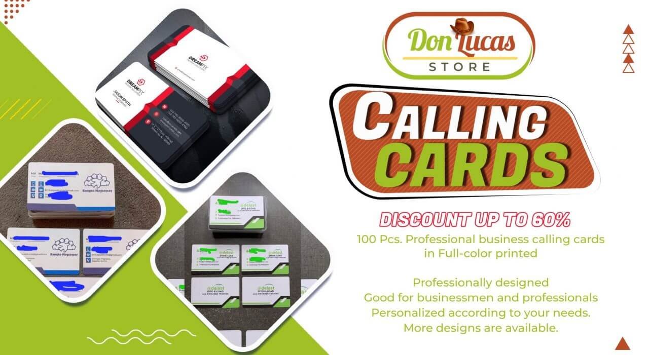 Elegant Calling Cards - Don Lucas Printing Services
